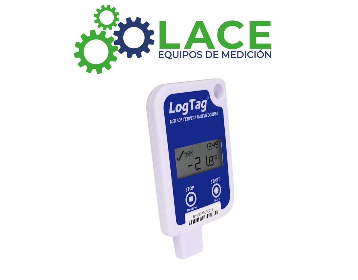 LogTag UTRID-16R DataLogger Temperatura -30 °C a +60 °C – Lace Calibración