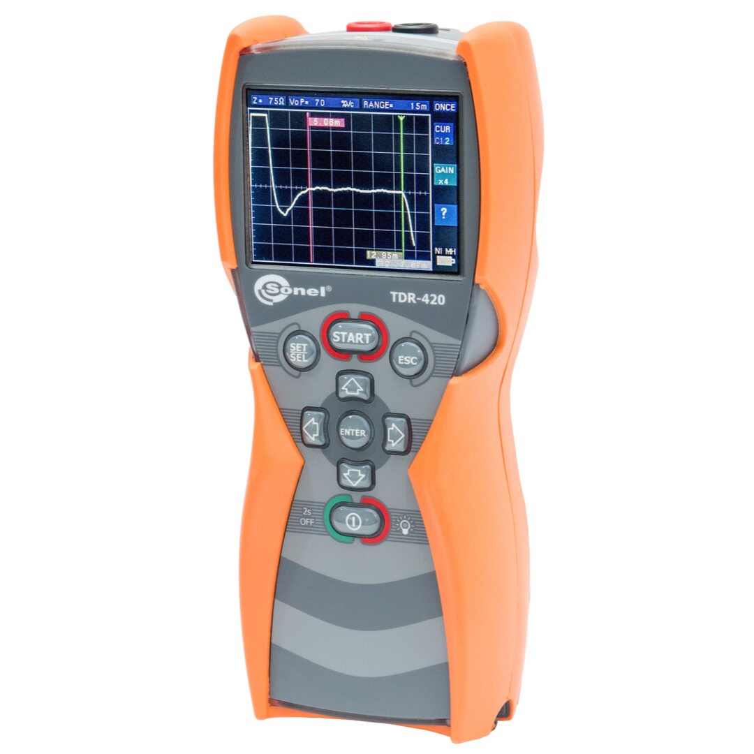 Reflectómetro Sonel TDR-420 7 m a 6 km – Lace Calibración