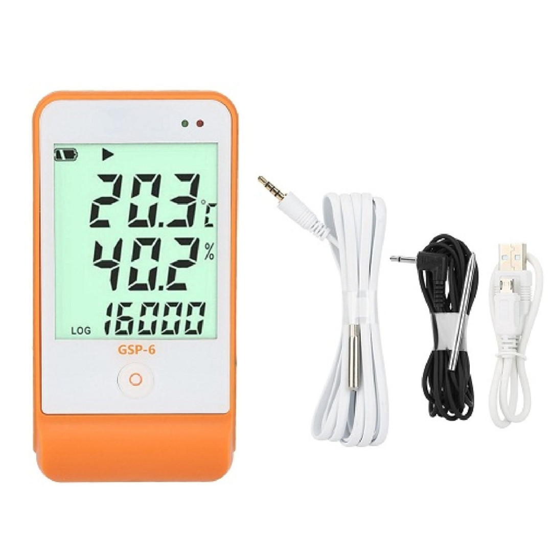 Termohigrómetro Data Logger Elitech GSP-6 PRO – Lace Calibración