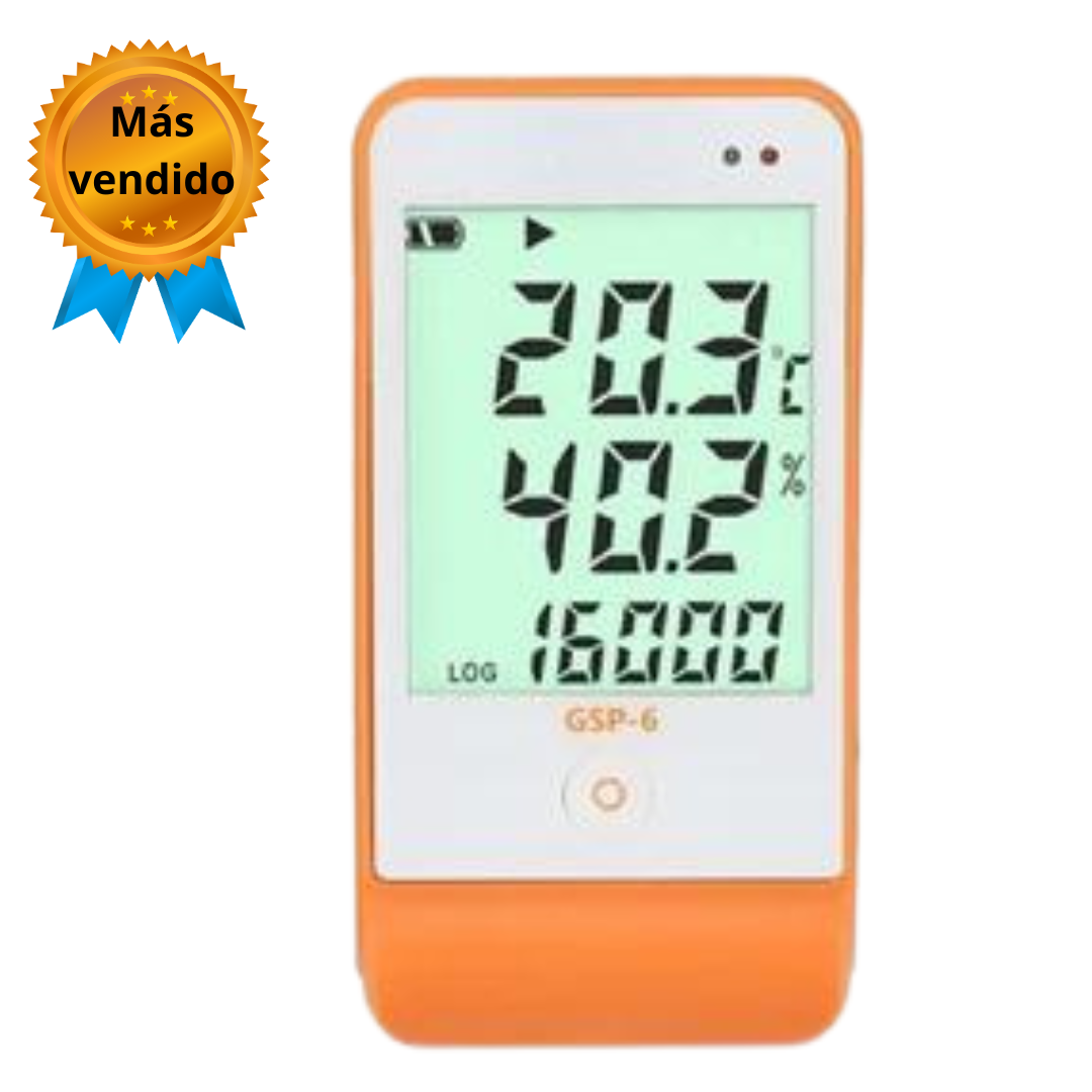 Termohigrómetro Data Logger Elitech GSP-6 -40°C a 85°C – Lace Calibración
