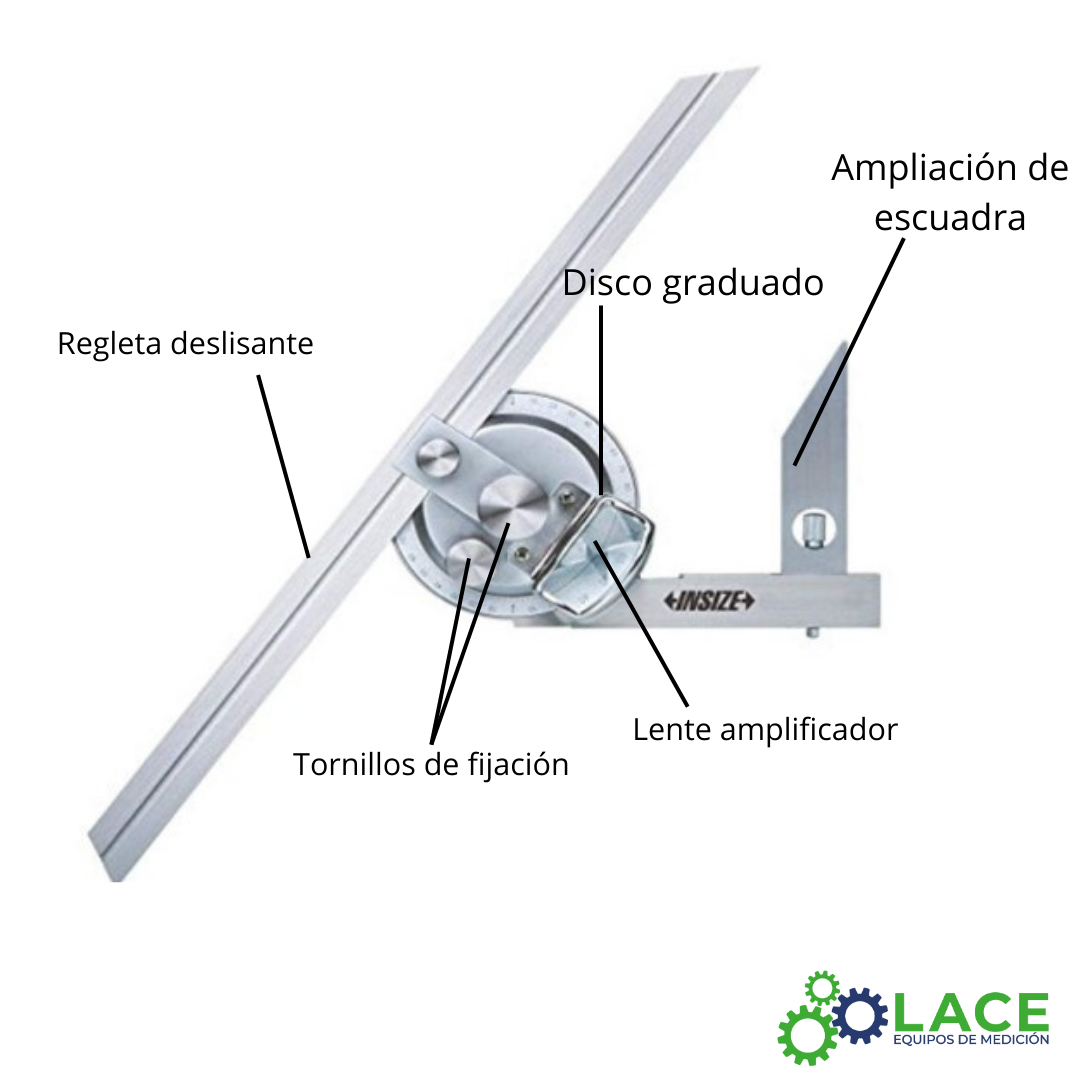 Transportador universal Insize 2372-360 – Lace Calibración