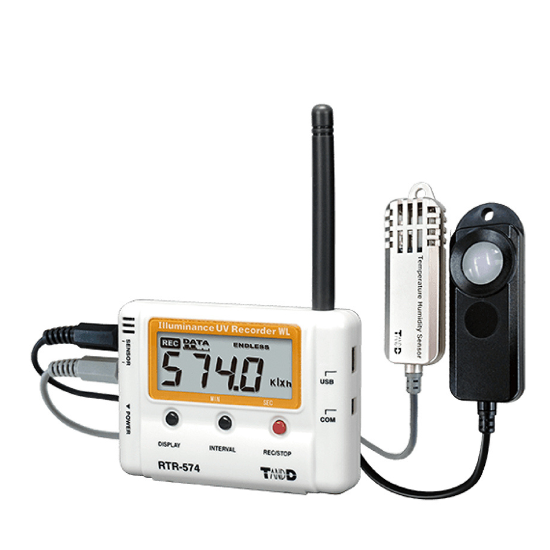 Data Logger Temperatura, Humedad, Iluminancia, UV TandD RTR-574 -25~70 ...