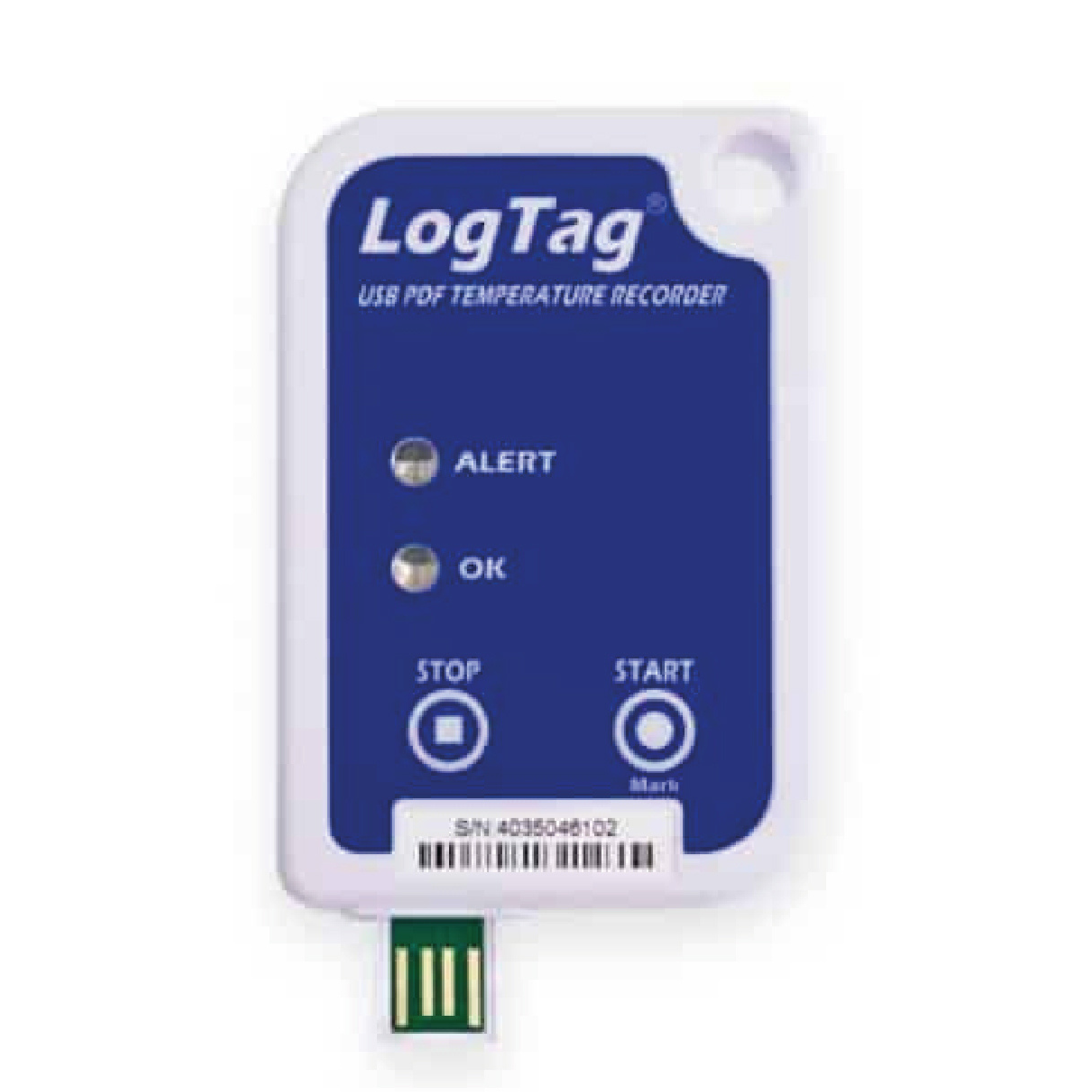 LogTag USRIC-8 Monitoreo de temperatura de un solo uso -30 °C a 60 °C ...