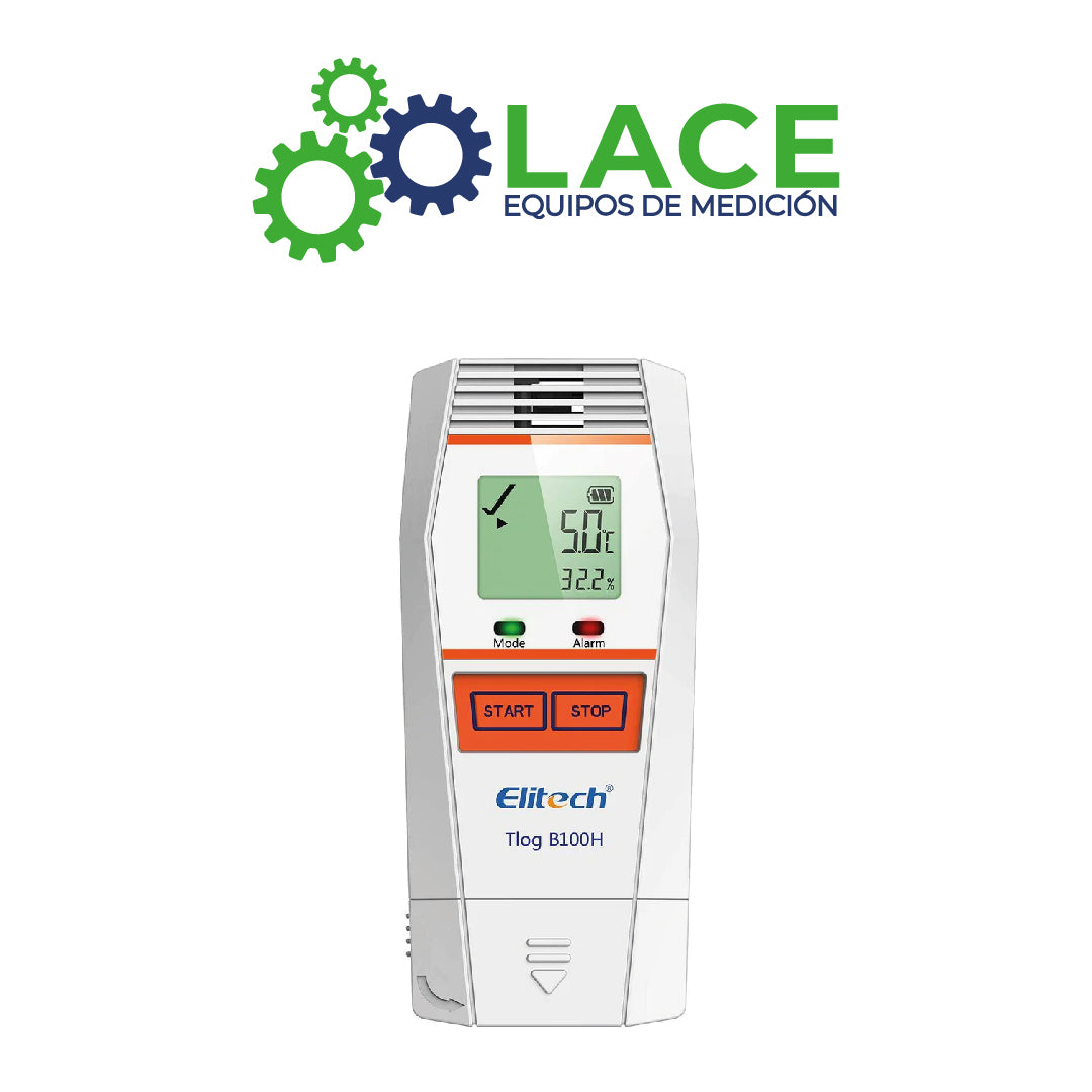 Registrador de Temperatura Elitech T-log B100H -30°C a 70°C – Lace ...